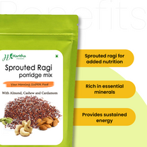 Sprouted Ragi Porridge Mix, 250g – Haritha Foods