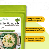 Millet Upma Mix - Ready to Cook Upma 200 gms – Haritha Foods